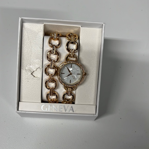 Geneva | Accessories | Watch And Bracelet Set | Poshmark